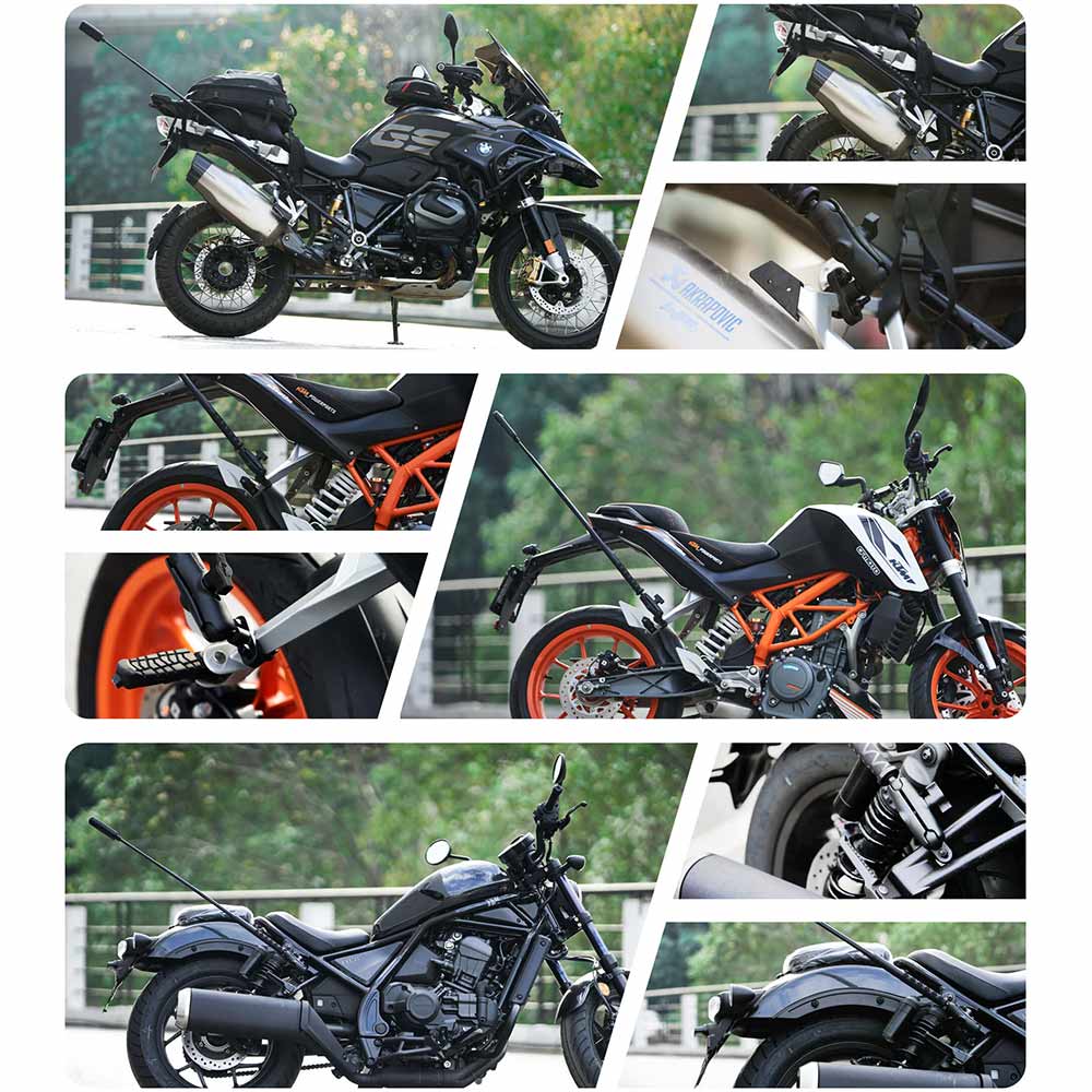 Kit suport moto + Invisible Selfie Stick - Insta360 Motorcycle U-Bolt ...