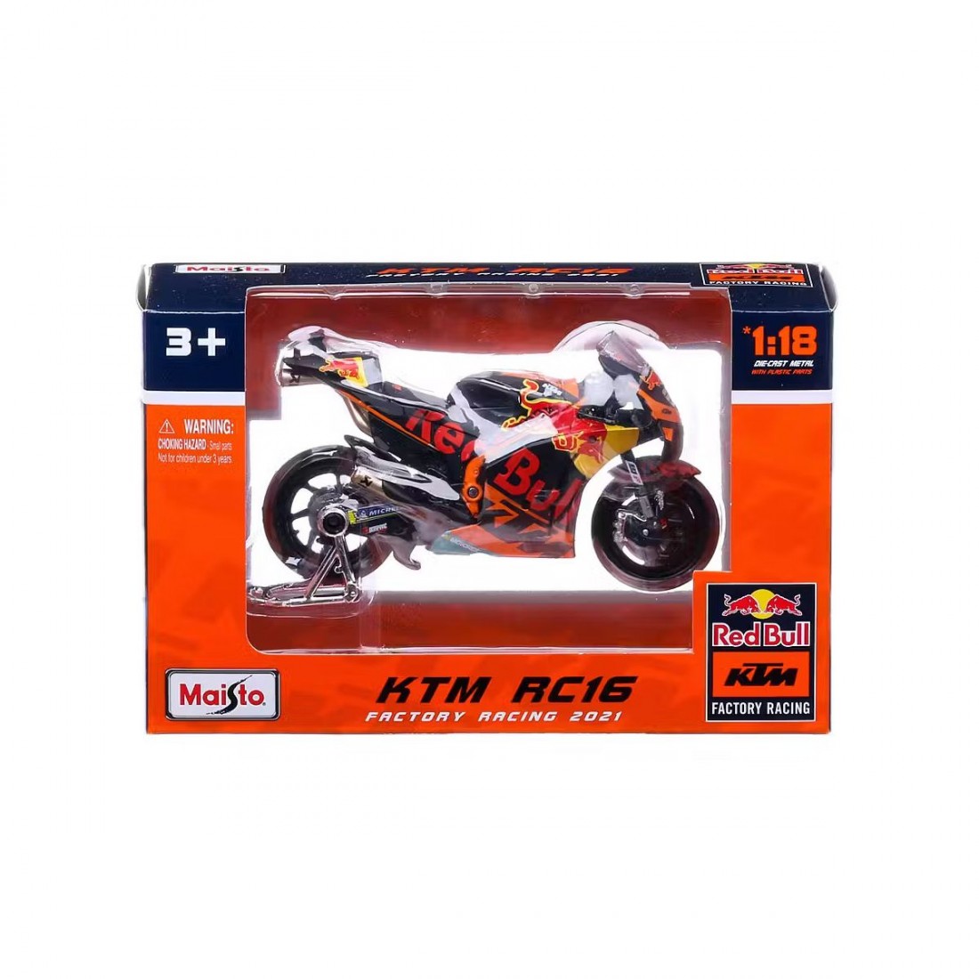 Machetă moto Maisto [1:18] - KTM RC16 Factory Racing MotoGP 2021 Nr. 33 ...