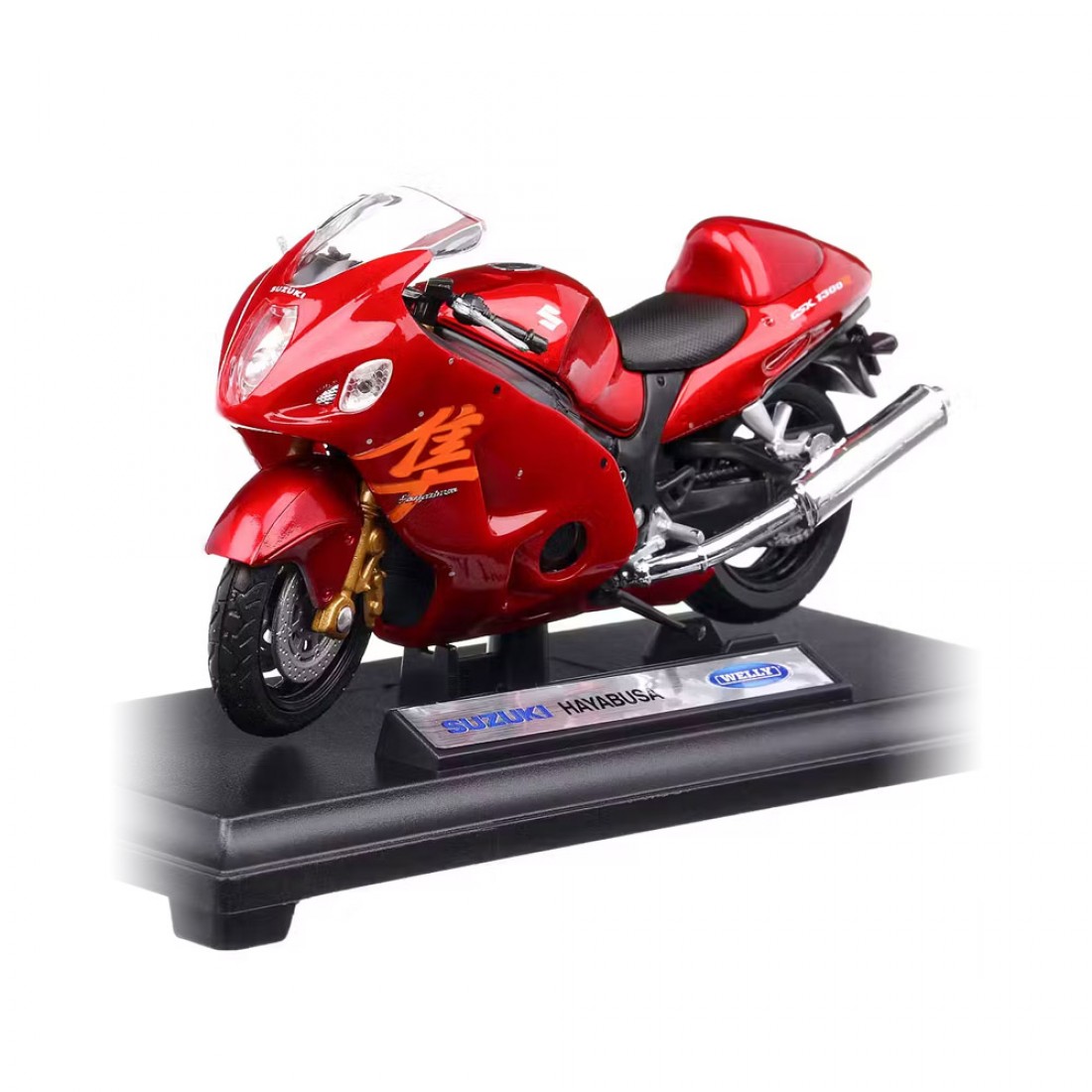 Machetă moto Welly [1:18] - Suzuki Hayabusa - Red